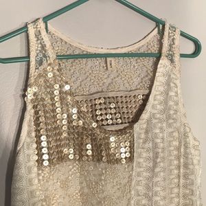 Anthropologie | Tops | Anthro Tiny Brand Sequin Tank Top | Poshmark